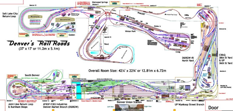 The Track Plan is Updated – Denver's Railroads